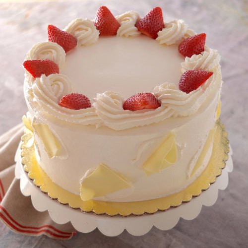 Strawberry White Chocolate Cake | Jeannine's Bakery